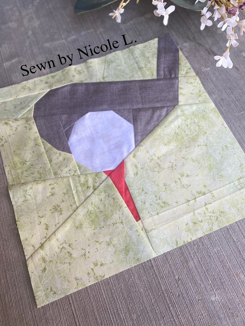 Golf Let's Play Collection Foundation Paper Pieced | Etsy