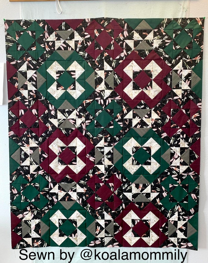 Splash of Royalty Quilt Pattern PDF Download Traditionally | Etsy