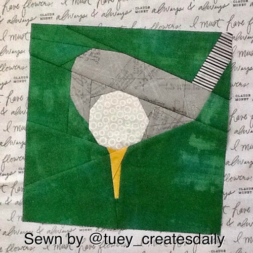 Golf Cart PDF Quilt Block Pattern - Etsy