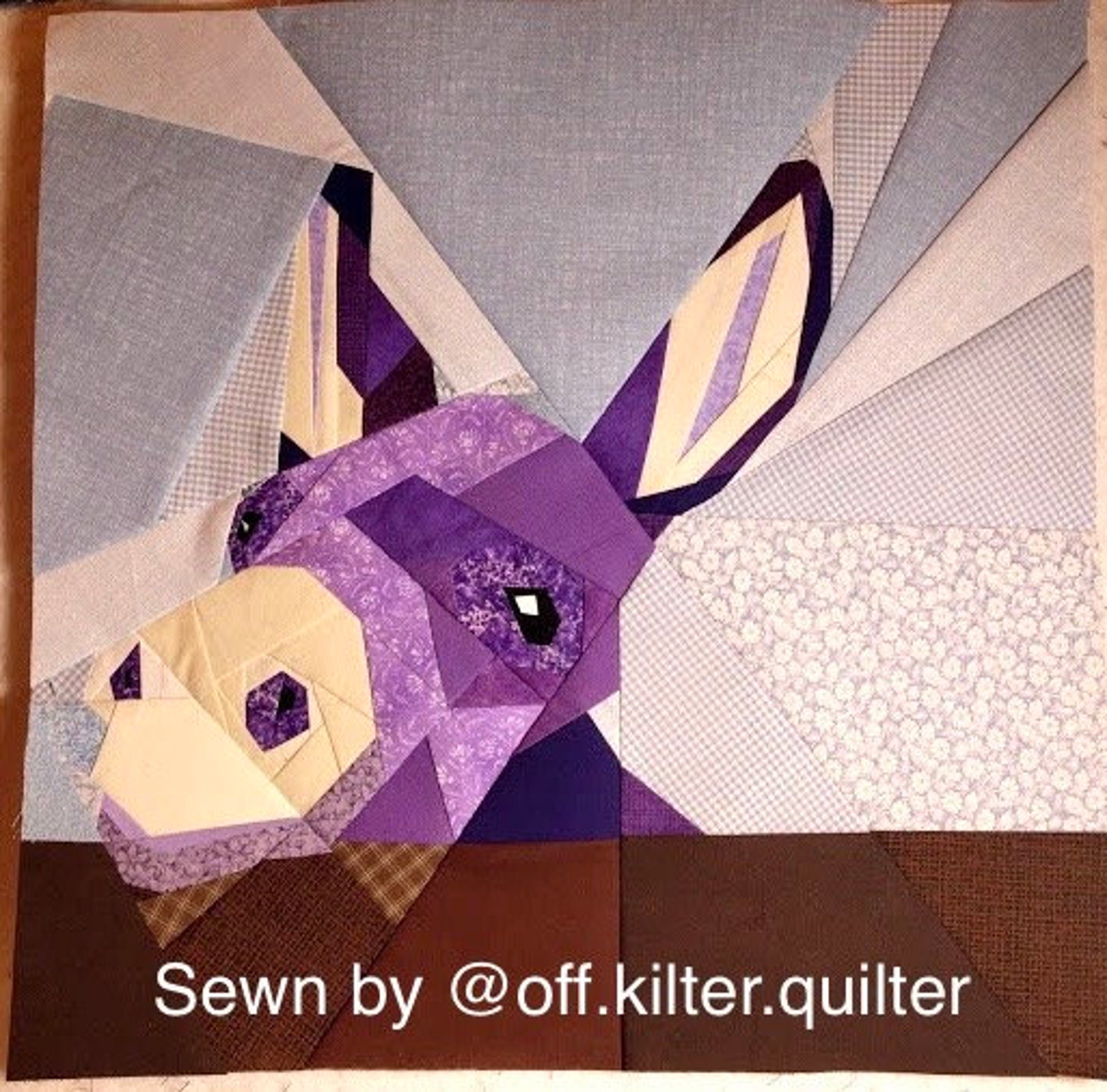 Donkey Almost Farmous Collection Foundation Paper Pieced - Etsy