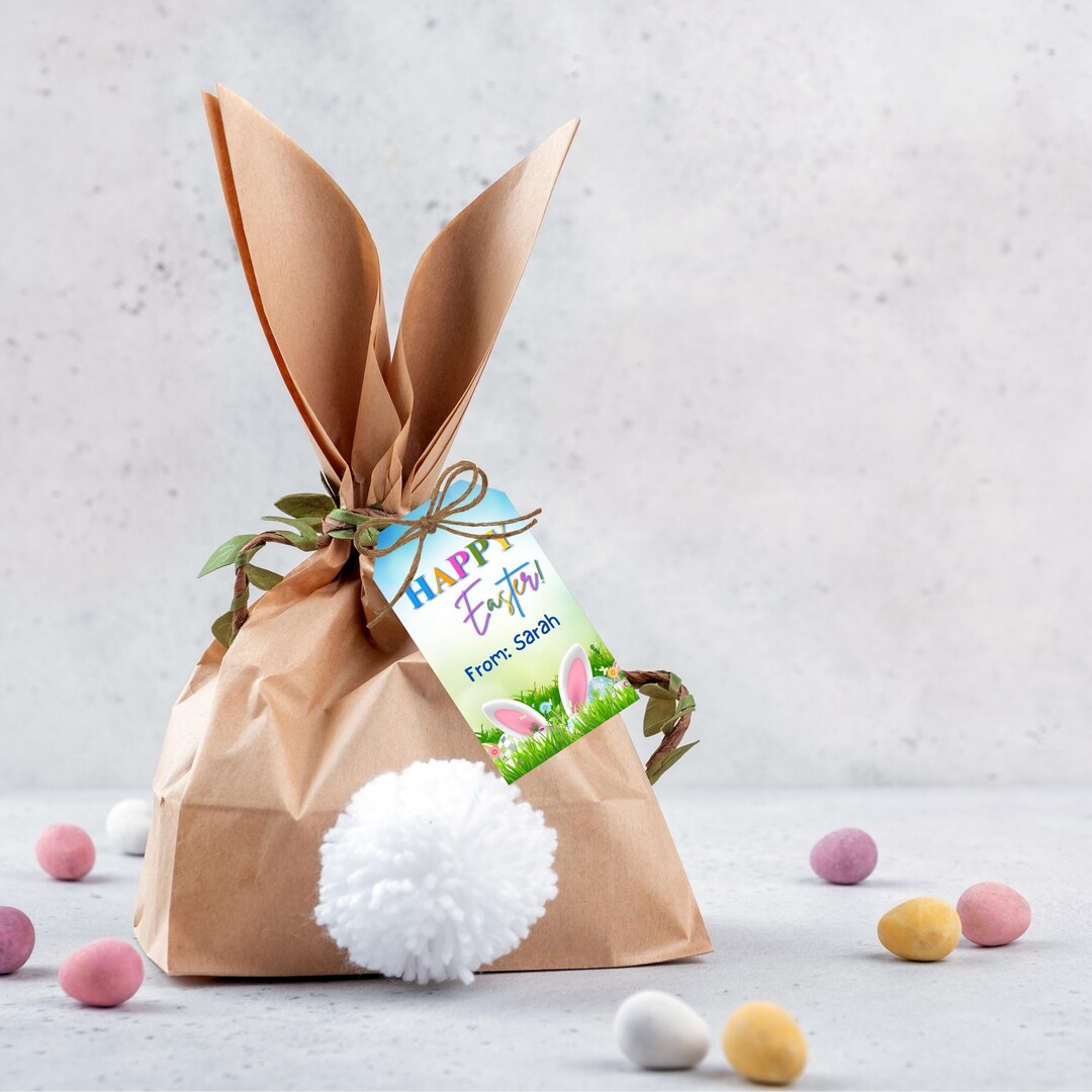 EDITABLE Easter Gift Tags, Printable Easter Tags, Printable Easter ...