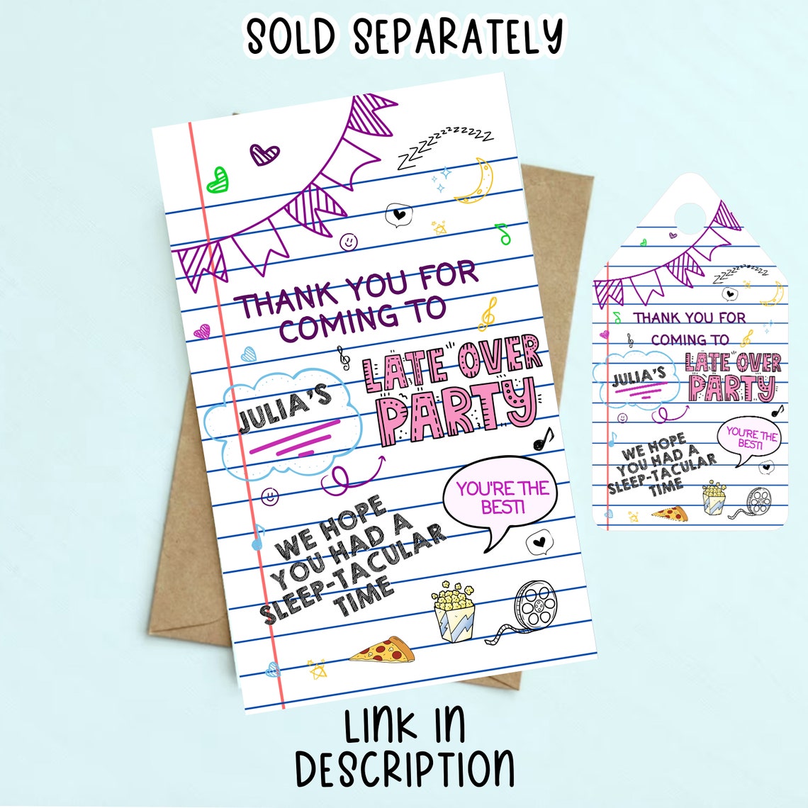 EDITABLE LATE OVER Invitation Late Stay Party Sleep-under - Etsy