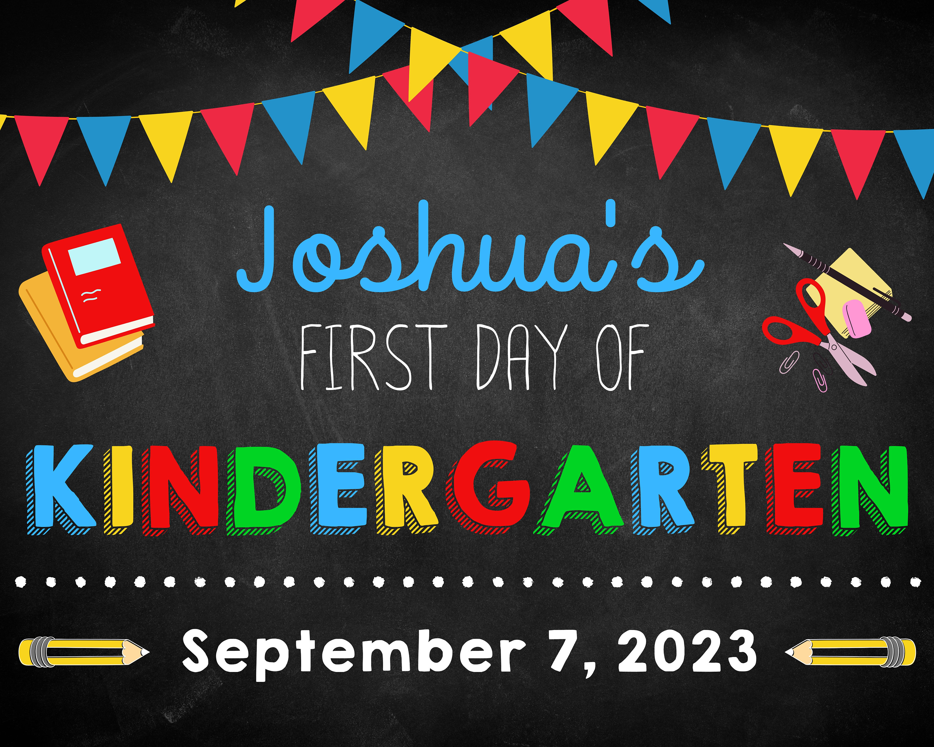 Editable First Day of School Sign, Printable School Sign, First Day ...