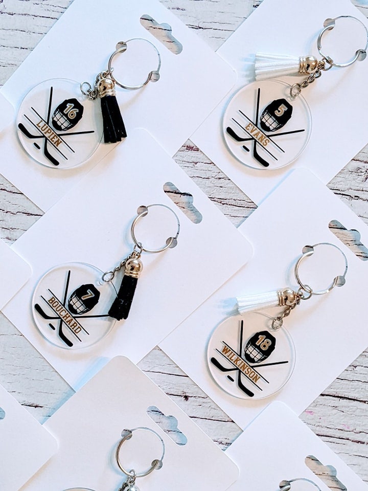 Keychain Display Card Svg, Keyring Display Card Template, Key Ring ...