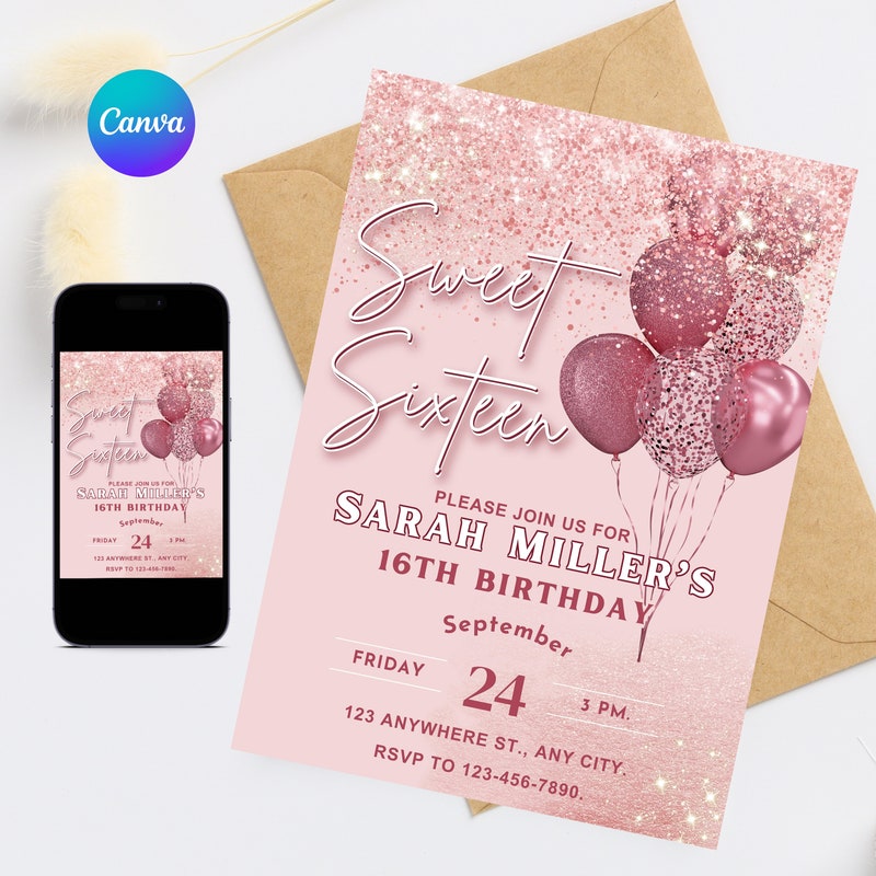 Sweet 16 Pink Drip - Etsy