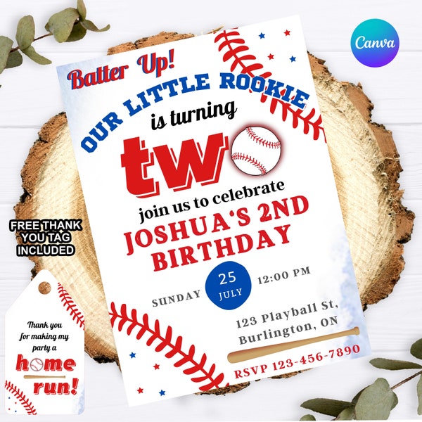 Baseball Invitation - Etsy