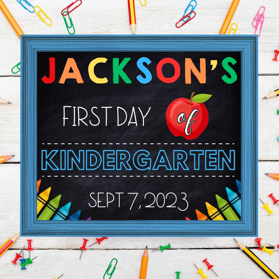Editable First Day of School Sign, Printable School Sign, First Day ...