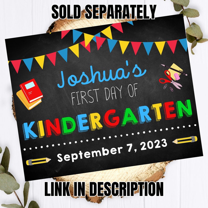 Editable FIRST Day, LAST Day of School Sign, Printable School Sign ...