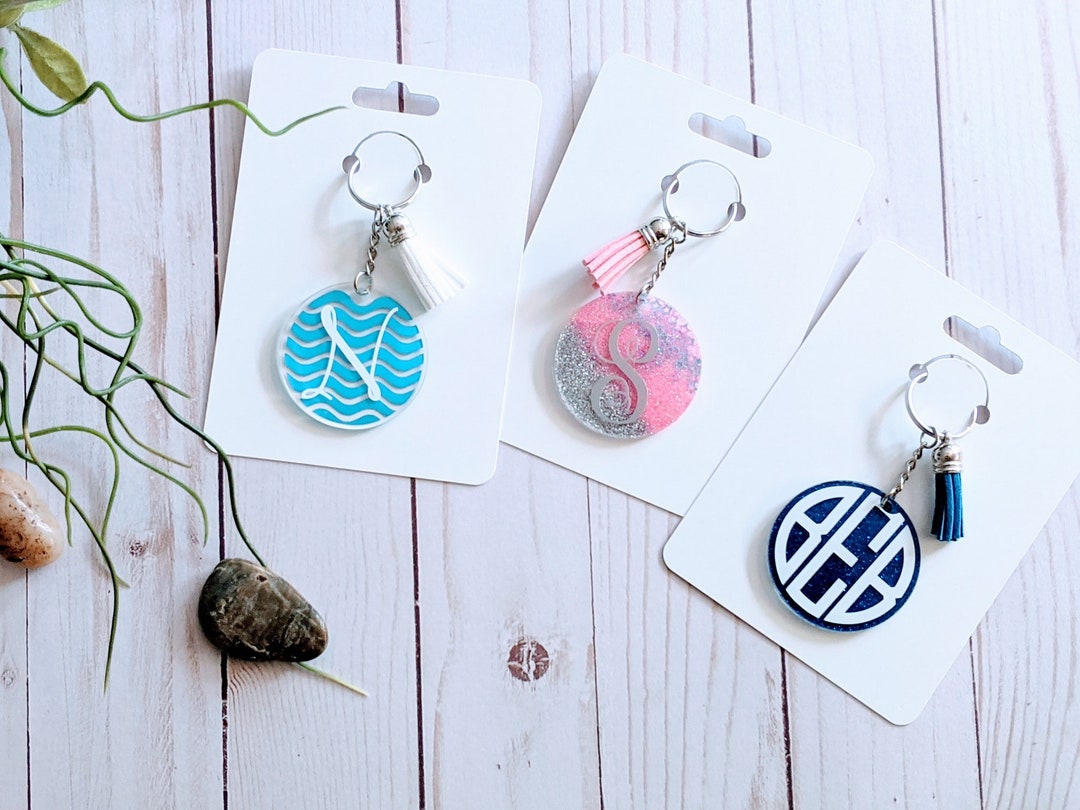 Keychain Display Card Svg, Keyring Display Card Template, Key Ring ...