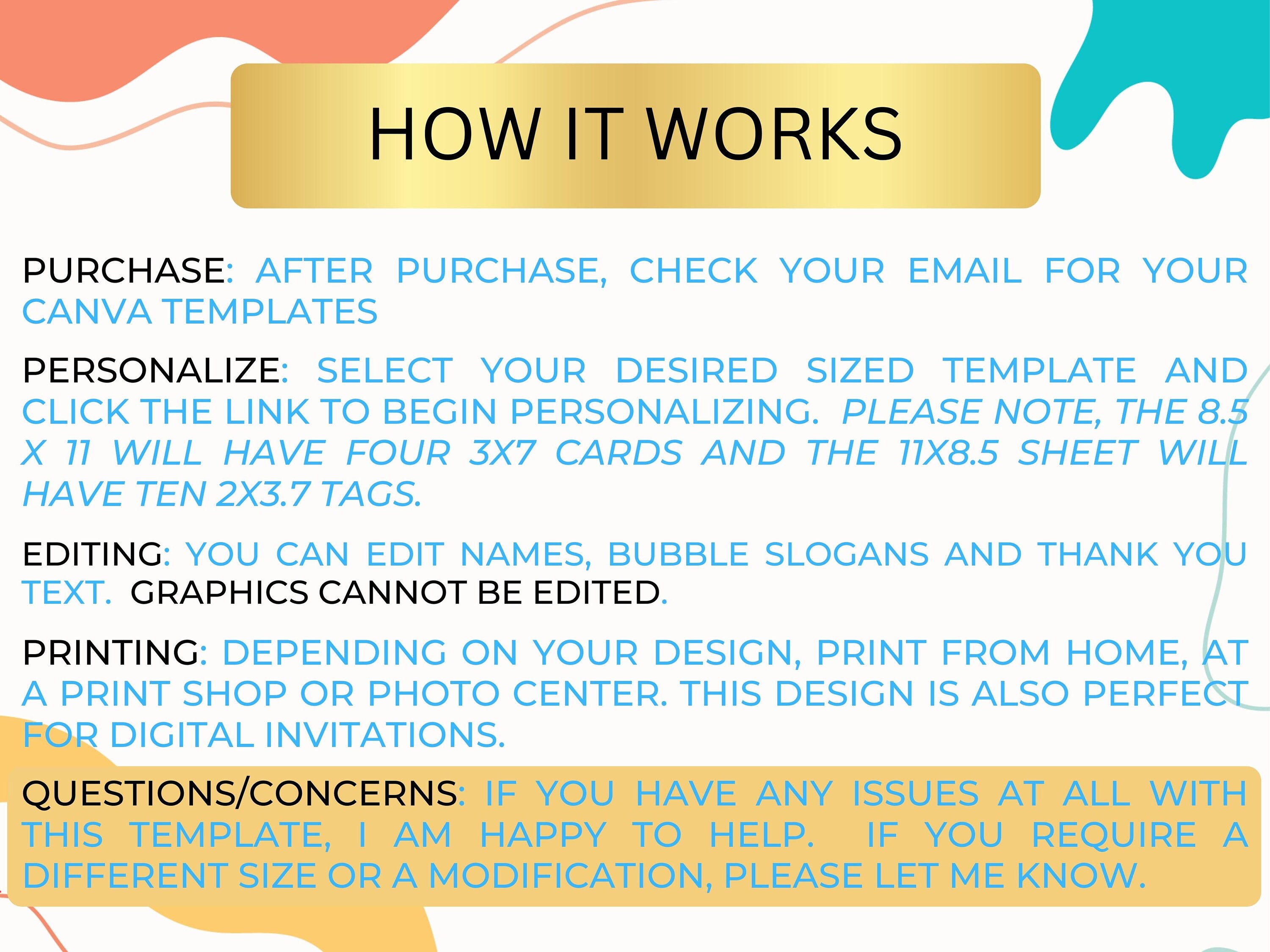 EDITABLE LATE OVER Thank You Tags, Late Stay Party Thank You Cards ...