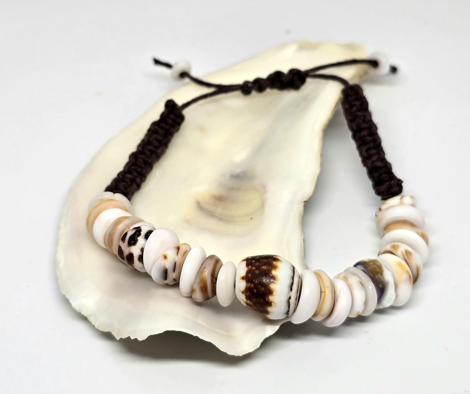Adjustable Mahogany Puka Bracelet - Etsy