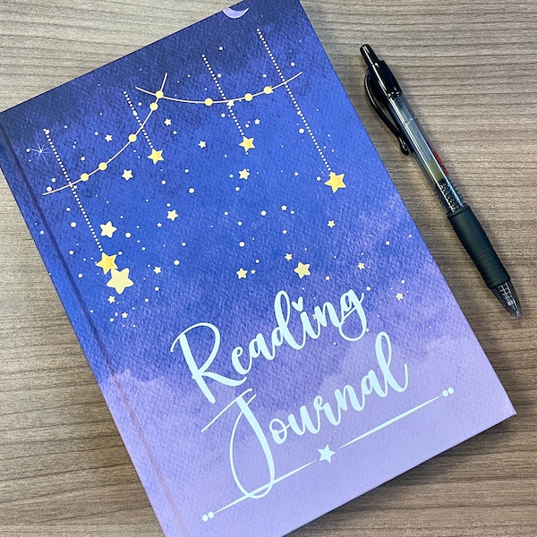 Cat Reading Journal, Cute Printable Book Planner, Booktok Merch and ...