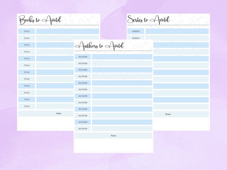 Reading Journal, Cute Printable Book Planner, Booktok Merch and ...