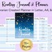 Reading Journal, Cute Printable Book Planner, Booktok Merch and ...