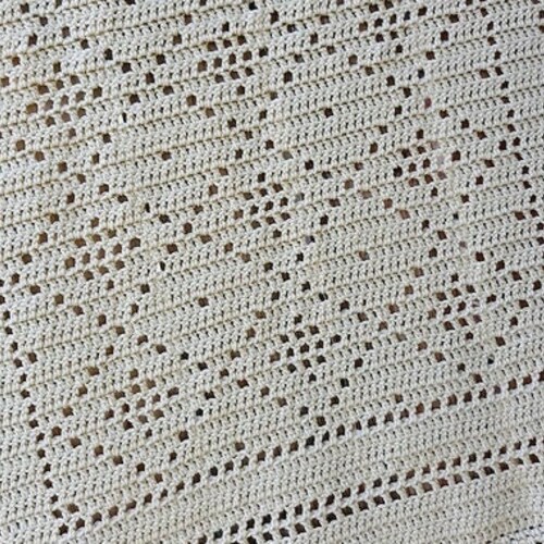 Butterfly Diamonds Filet Crochet Blanket Pattern - Etsy Canada