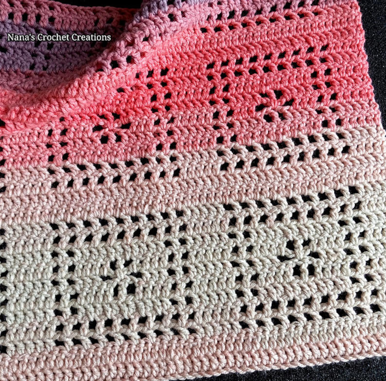 Filet Flower Blanket Pattern Bundle FIVE Patterns Included - Etsy