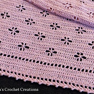 Filet Crochet Flower Blanket Pattern Bundle | FIVE Patterns Included ...