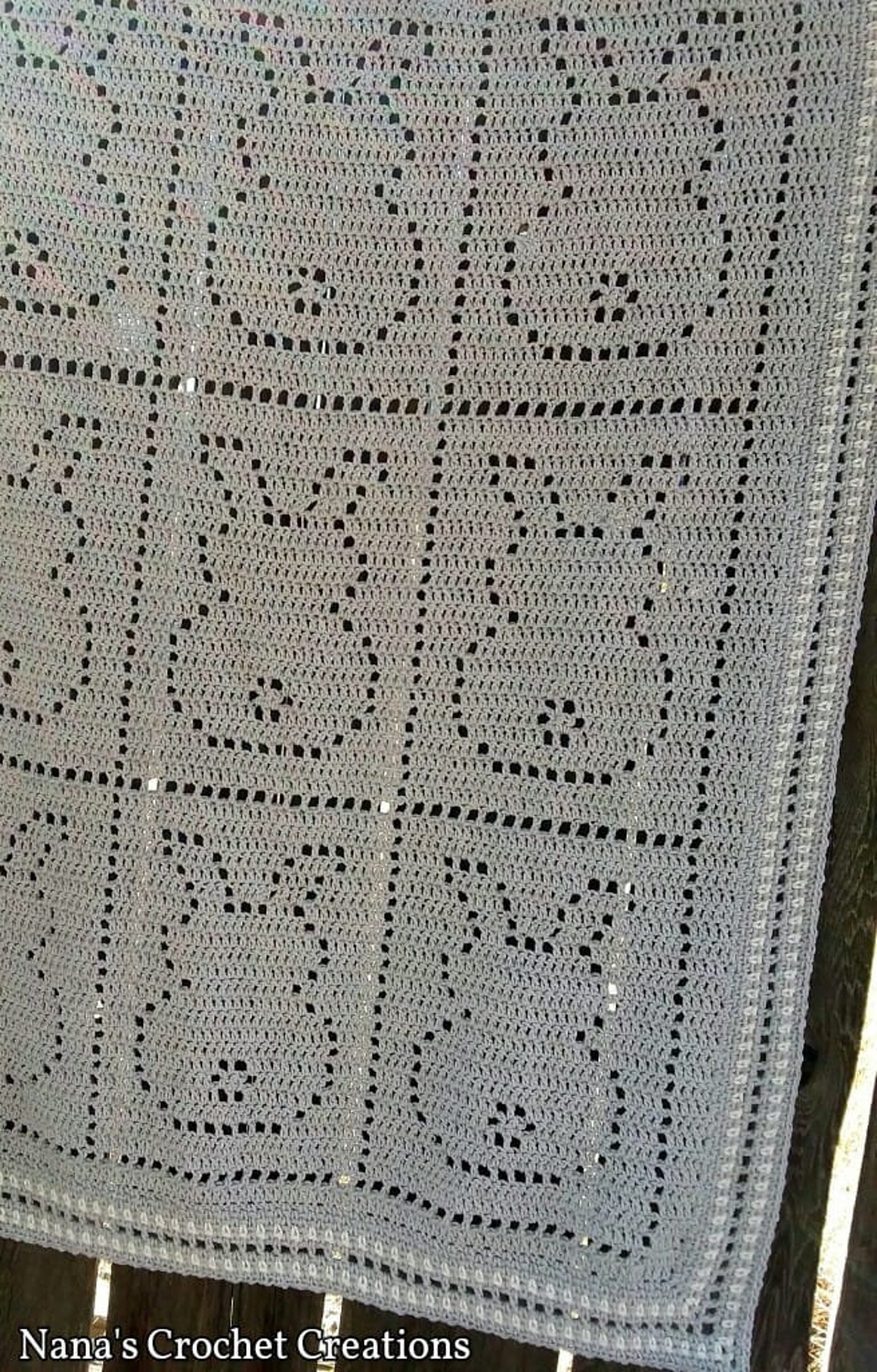 Nana's cute Critters Blanket Bundle Filet - Etsy
