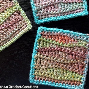 Any Which Wayve Square Crochet Square Pattern Wave - Etsy