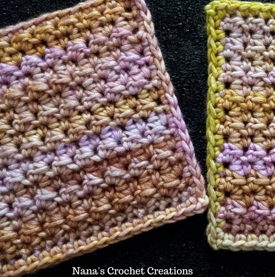 Nana's "simple Stitch" Square | Crochet Square Pattern | Baby Blanket ...