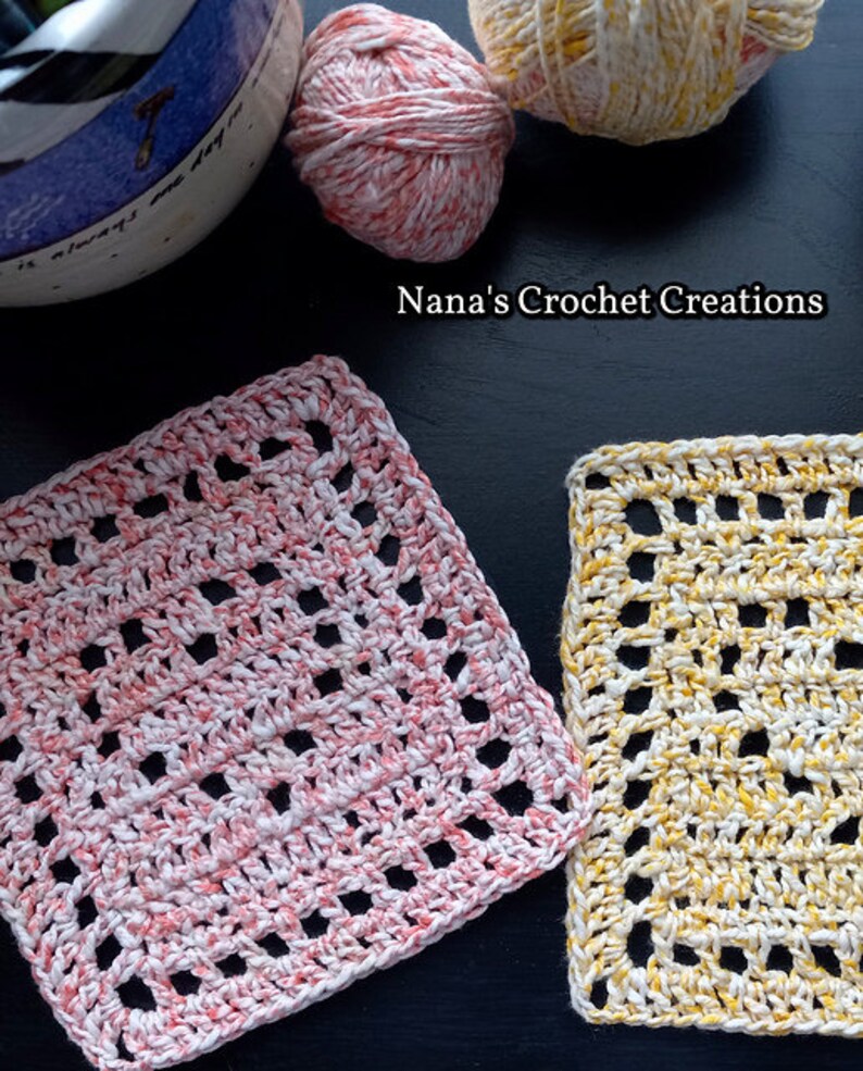 Patchwork Heart Square Filet Pattern Filet Crochet Square - Etsy