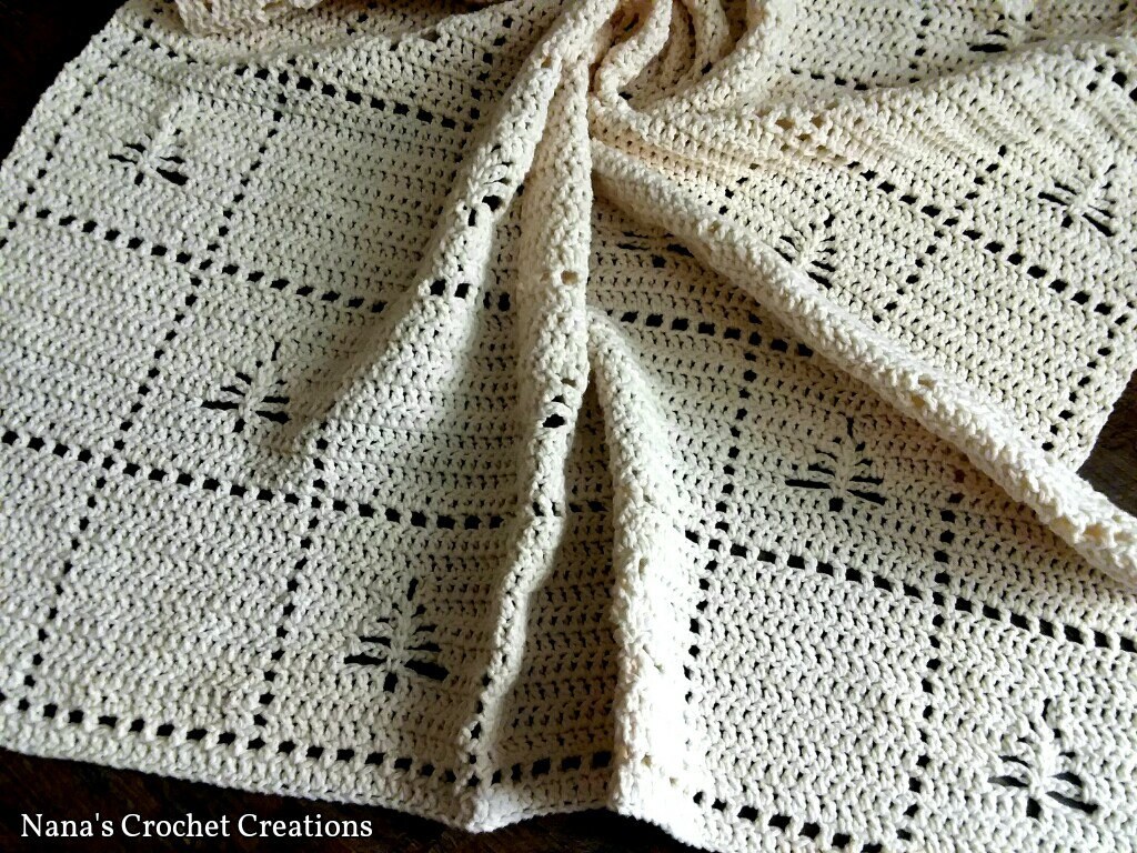 WINTER - Filet Crochet Pine Tree Blanket Pattern (digital Download) - Etsy