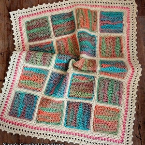 Any Which Way(ve) Square | CROCHET SQUARE PATTERN | Wave Stitch Square ...