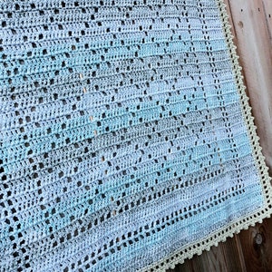 Filet Crochet Baby Blanket Bundle Patterns: 4 Designs (digital Download ...