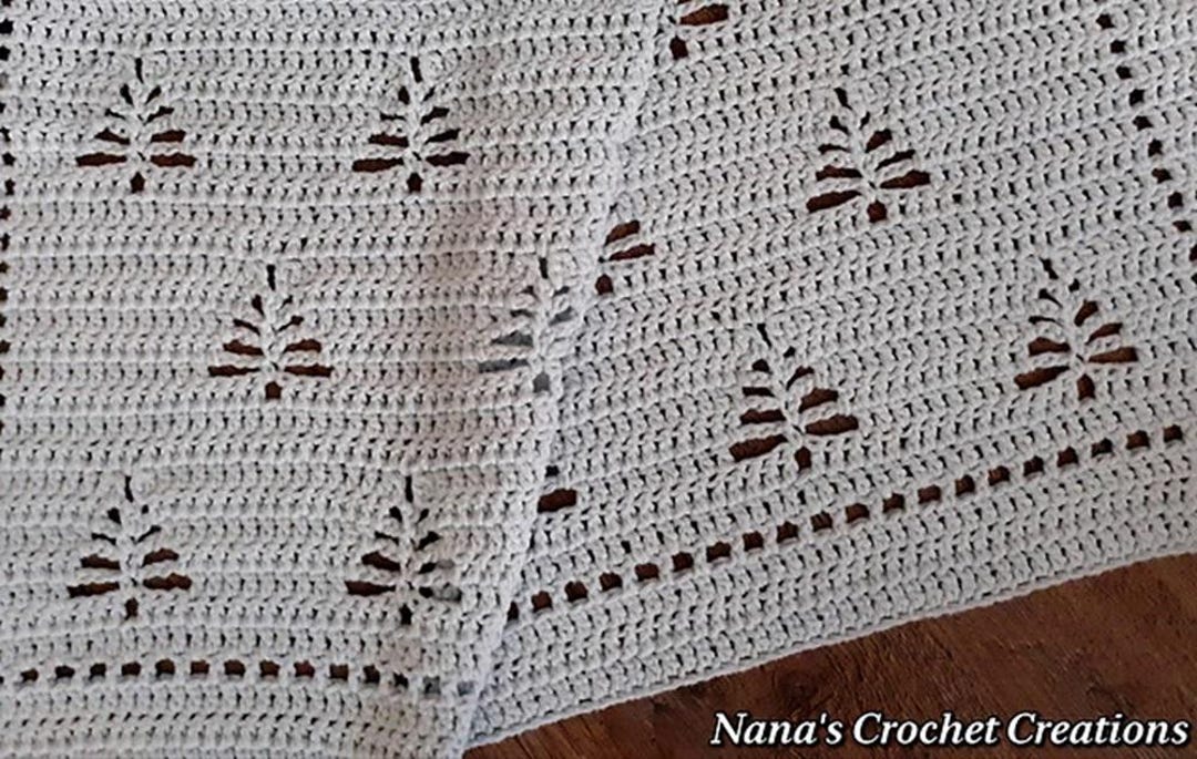 Winter Woods | Filet Crochet Pattern | Filet Crochet Blanket Pattern ...