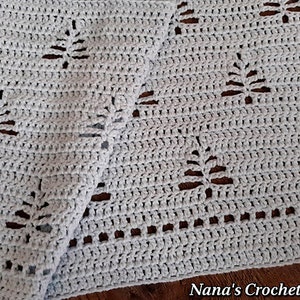 Winter Woods | Filet Crochet Pattern | Filet Crochet Blanket Pattern ...