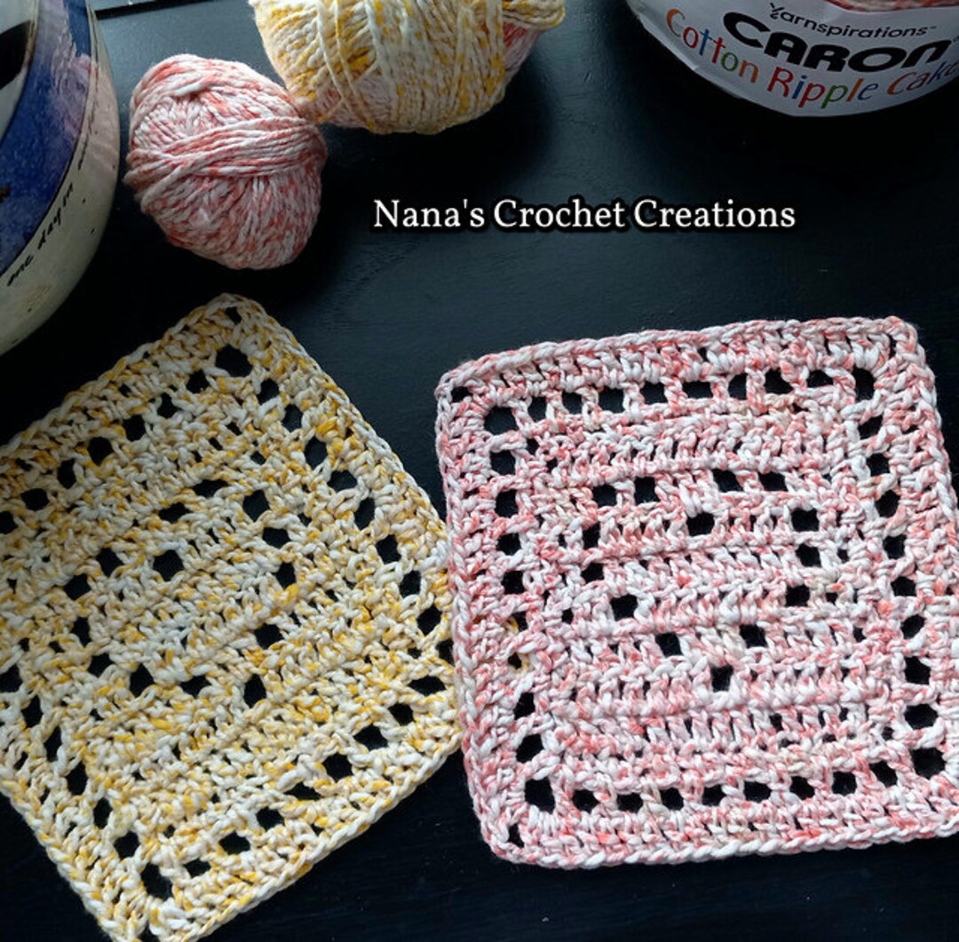 Patchwork Heart Square | Filet Pattern | Filet Crochet Square Pattern ...