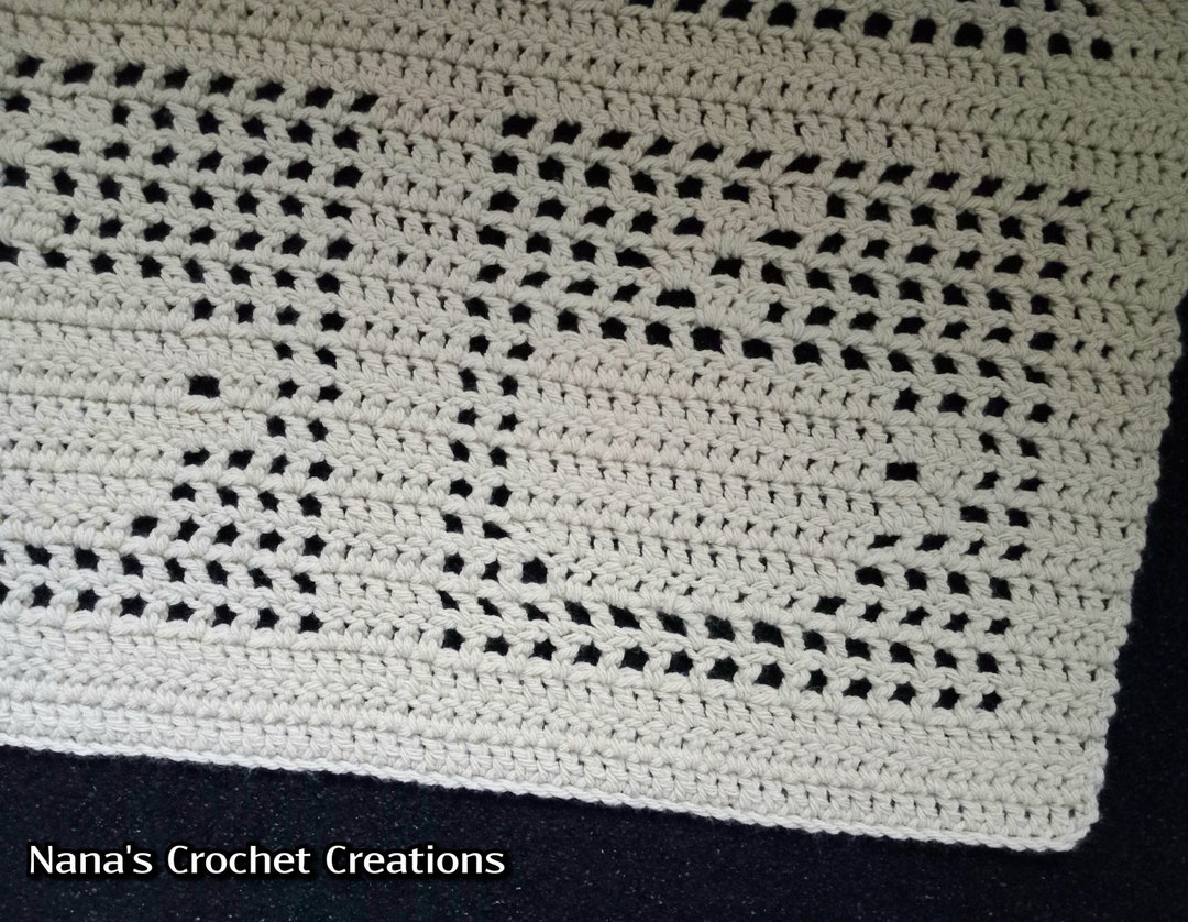 Coffee or Tea? - Filet Crochet Blanket Pattern: Coffee Cup Design (PDF ...