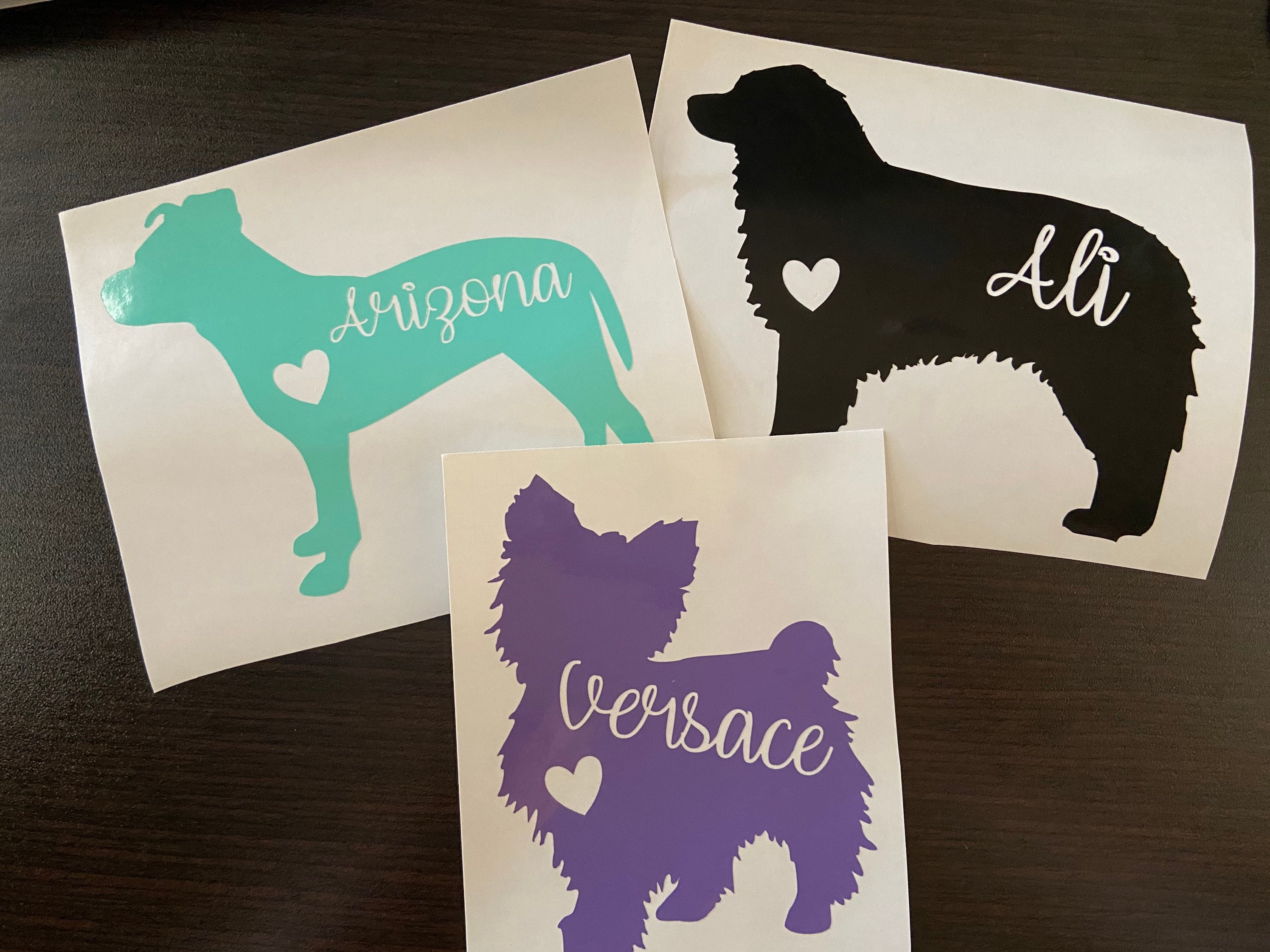 Custom Sticker Design Your Own Custom Vinyl Decal Sticker, Custom Dog ...