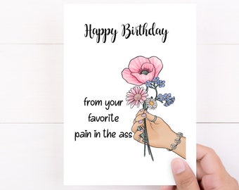 Ass Birthday Card - Etsy