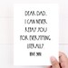 Dear Dad Card I Can Never Repay You Literally Sarcastic - Etsy