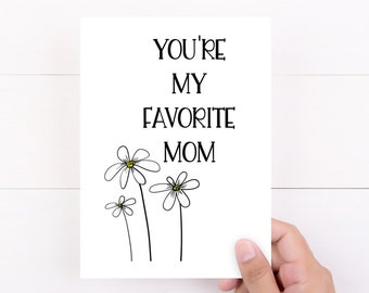 Lizzo MOM Card You're 100% My Favorite Mom, Mother's Day Card, Mom ...