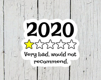 Funny 2020 Sticker | Etsy