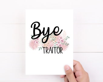 Coworker Goodbye / Coworker Leaving / Traitor / Card / Gift / New Job ...