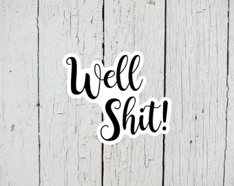 Manifest That Shit Sticker Funny Stickers Waterproof | Etsy