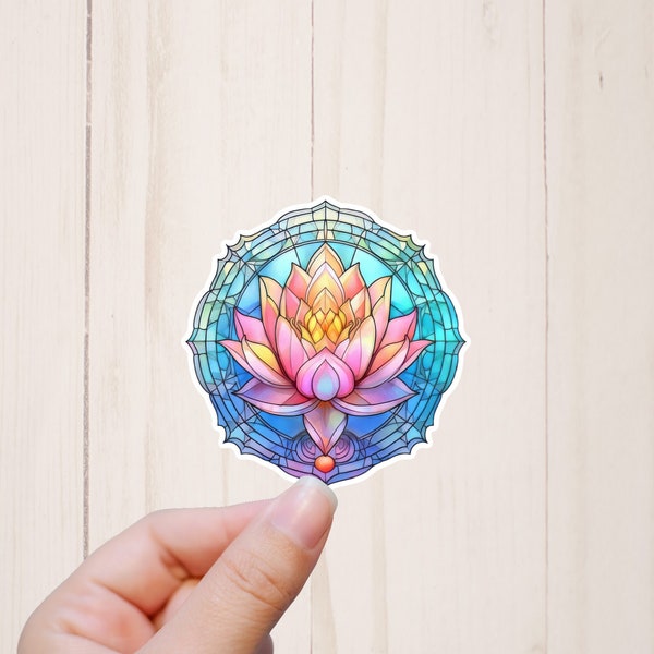 Lotus Flower Sticker - Etsy