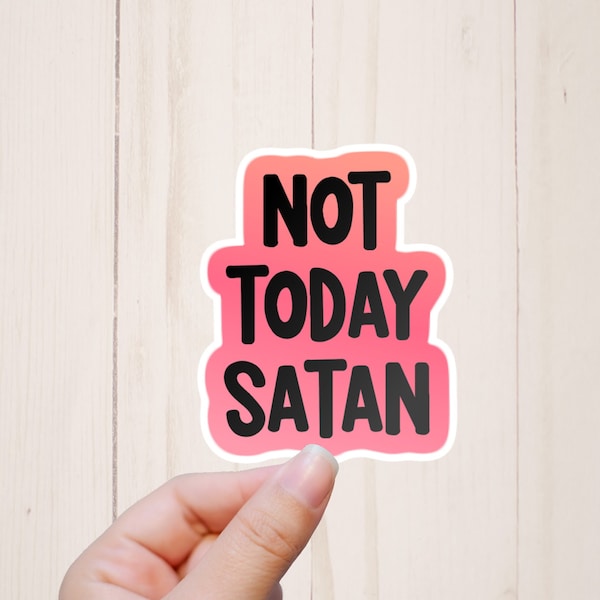 Not Today Stickers - Etsy