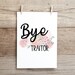 Bye Traitor Coworker Leaving Card Co-worker Going Away Card | Etsy