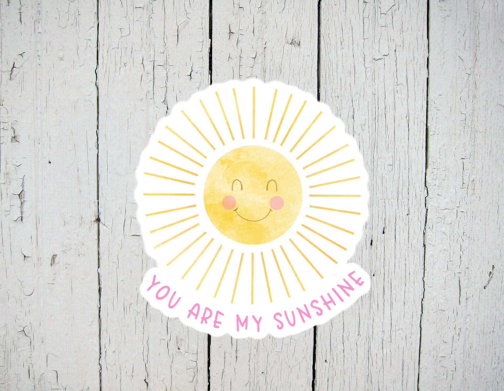 You are my Sunshine Sticker Aesthetic Stickers Fun | Etsy