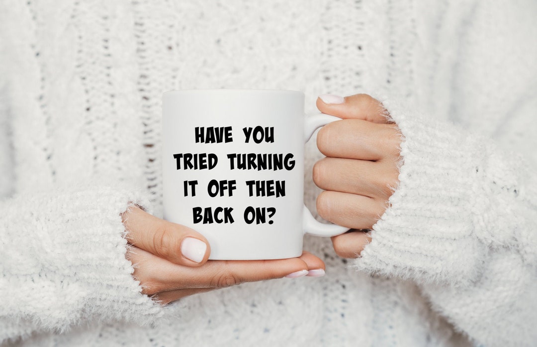 Computer Geek Gift Funny IT Person Coffee Mug Tech Support - Etsy