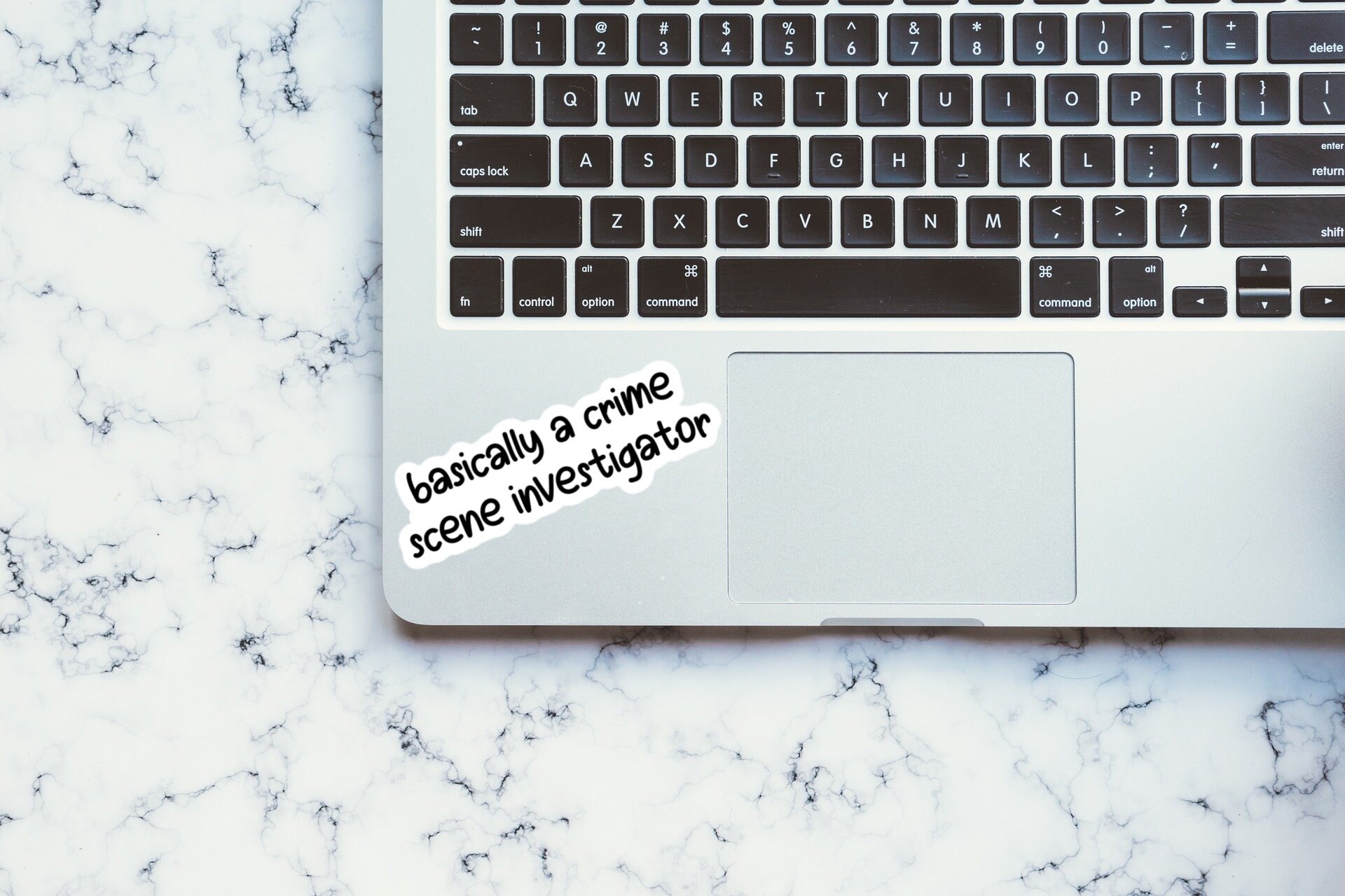 True Crime Sticker Basically a Crime Scene Investigator - Etsy