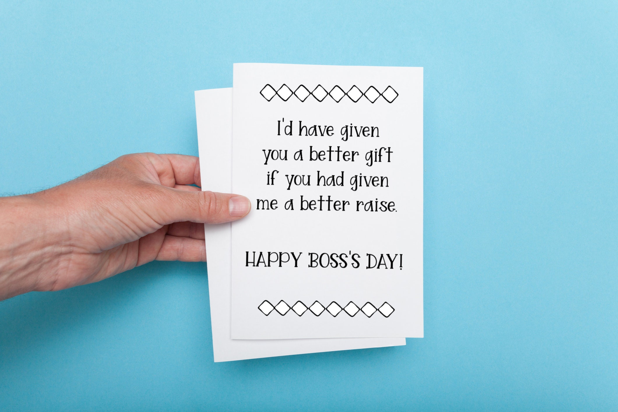 Boss Card Funny Boss's Day Gag Gift for Bosses - Etsy