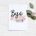 Bye Traitor Coworker Leaving Card Co-worker Going Away Card - Etsy