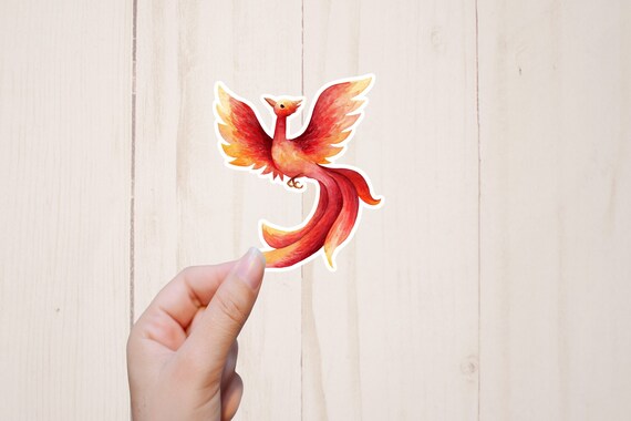 Phoenix Sticker Phoenix Rising Cool Stickers Laptop | Etsy