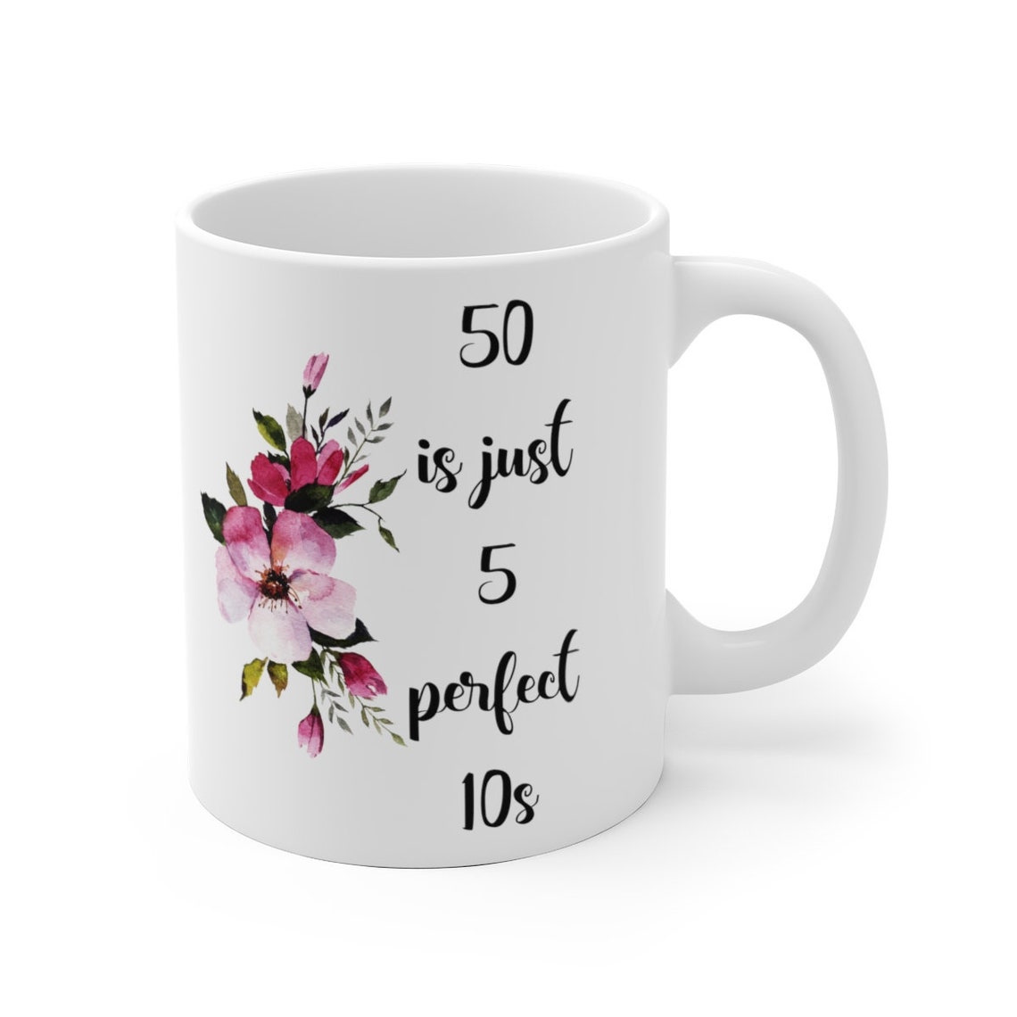 50th Birthday Gift Womens 50th Coffee Mug Funny Present for | Etsy