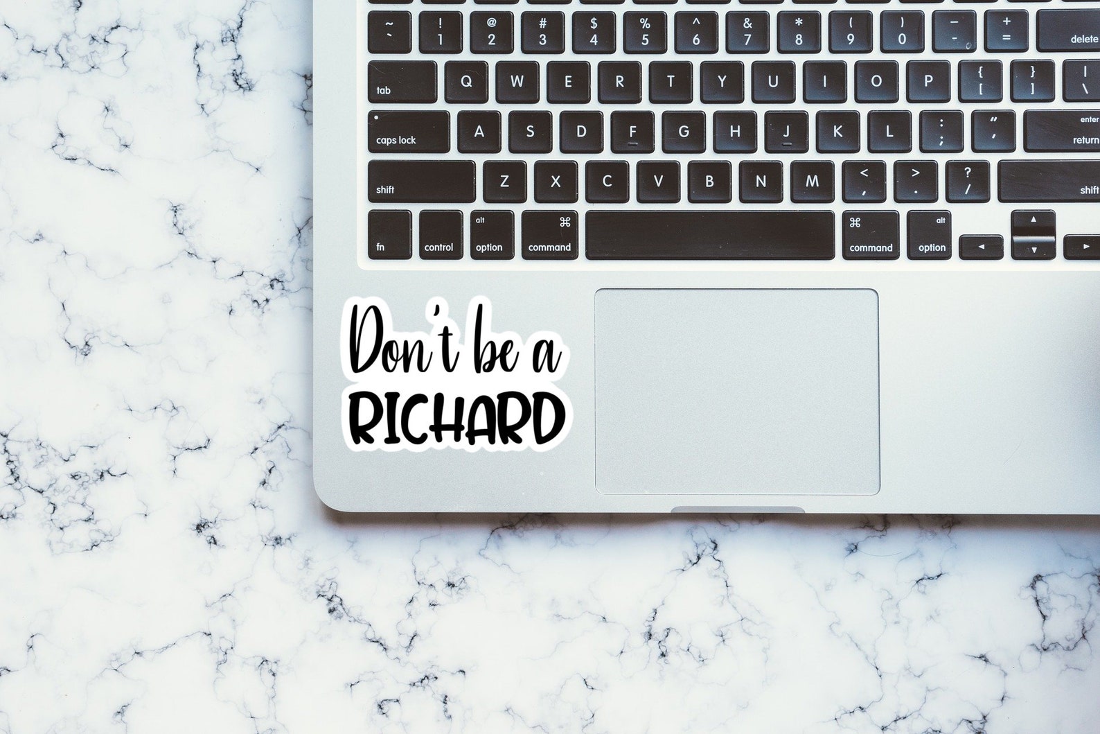 Don't Be a Richard Sticker Funny Sarcastic Stickers - Etsy
